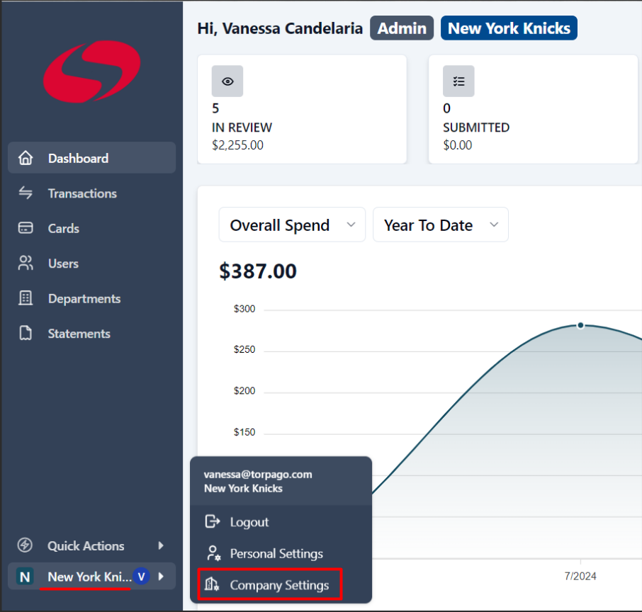 How To Set Up Automatic Payments Visionary Corporate Card